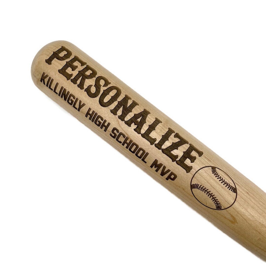 Personalized Wooden Engraved Full Size Baseball Bat - Etsy