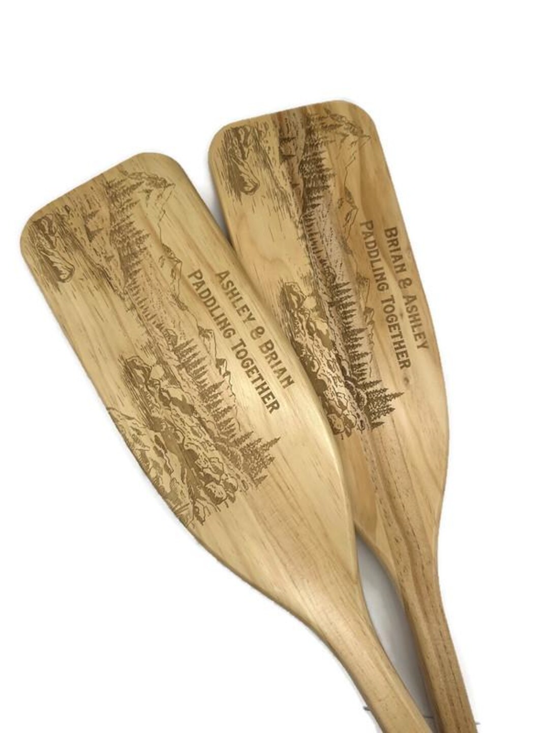 Personalized Engraved 4' Long Wood Canoe/boat Paddle - Etsy