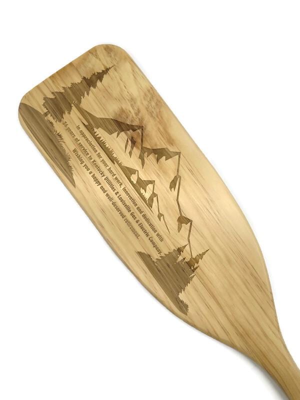 Personalized Engraved 4' Long Wood Canoe/boat Paddle - Etsy