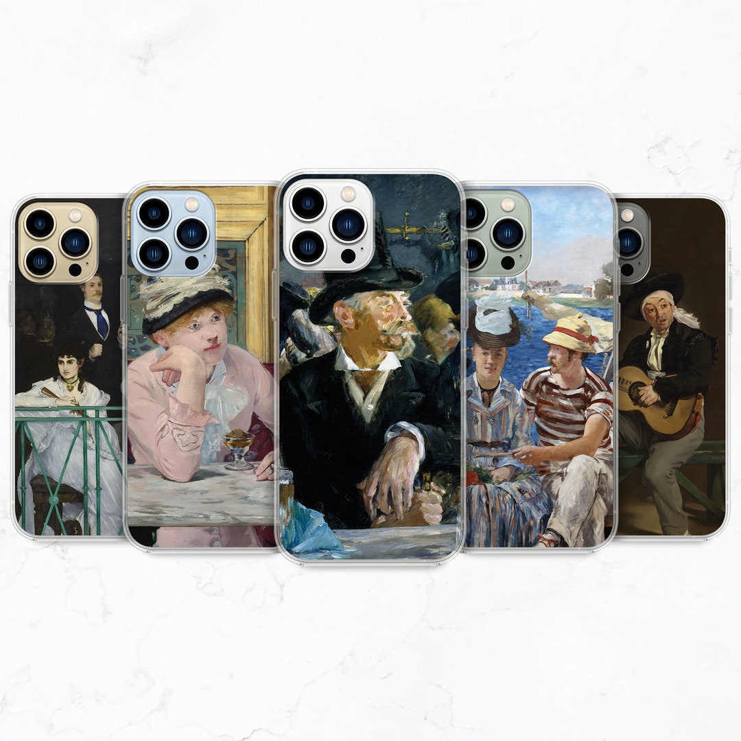 Eduardo Manet Phone Case Renaissance Art Cover for iPhone 15 Pro, 14 ...