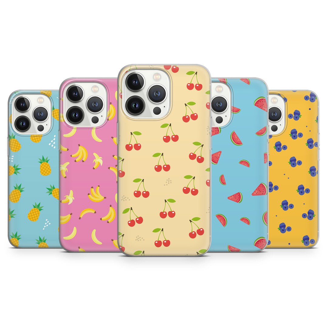 Fruits Phone Case Watermelon Banana Cherry Cover Fit for - Etsy