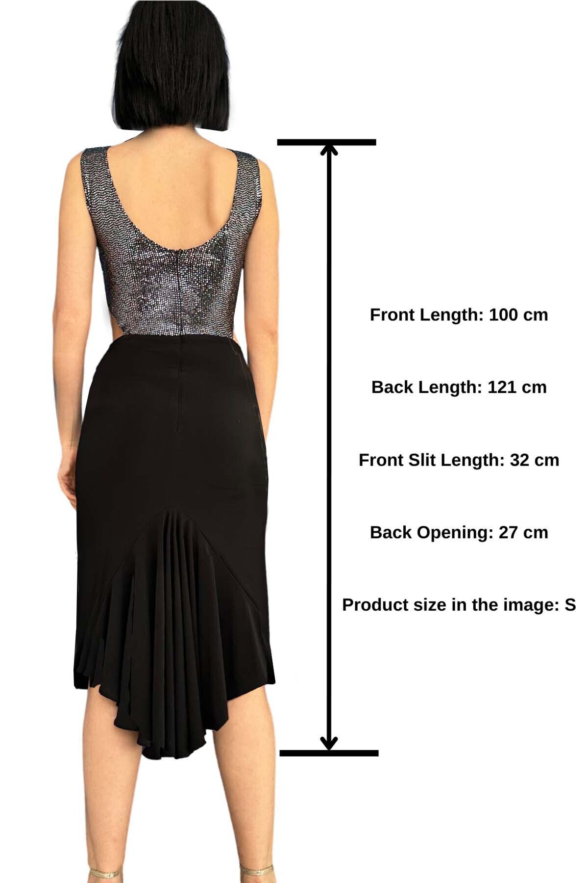 Silver Shiny Tango Dress With and Elegant Cutouts, White Polka Dot ...