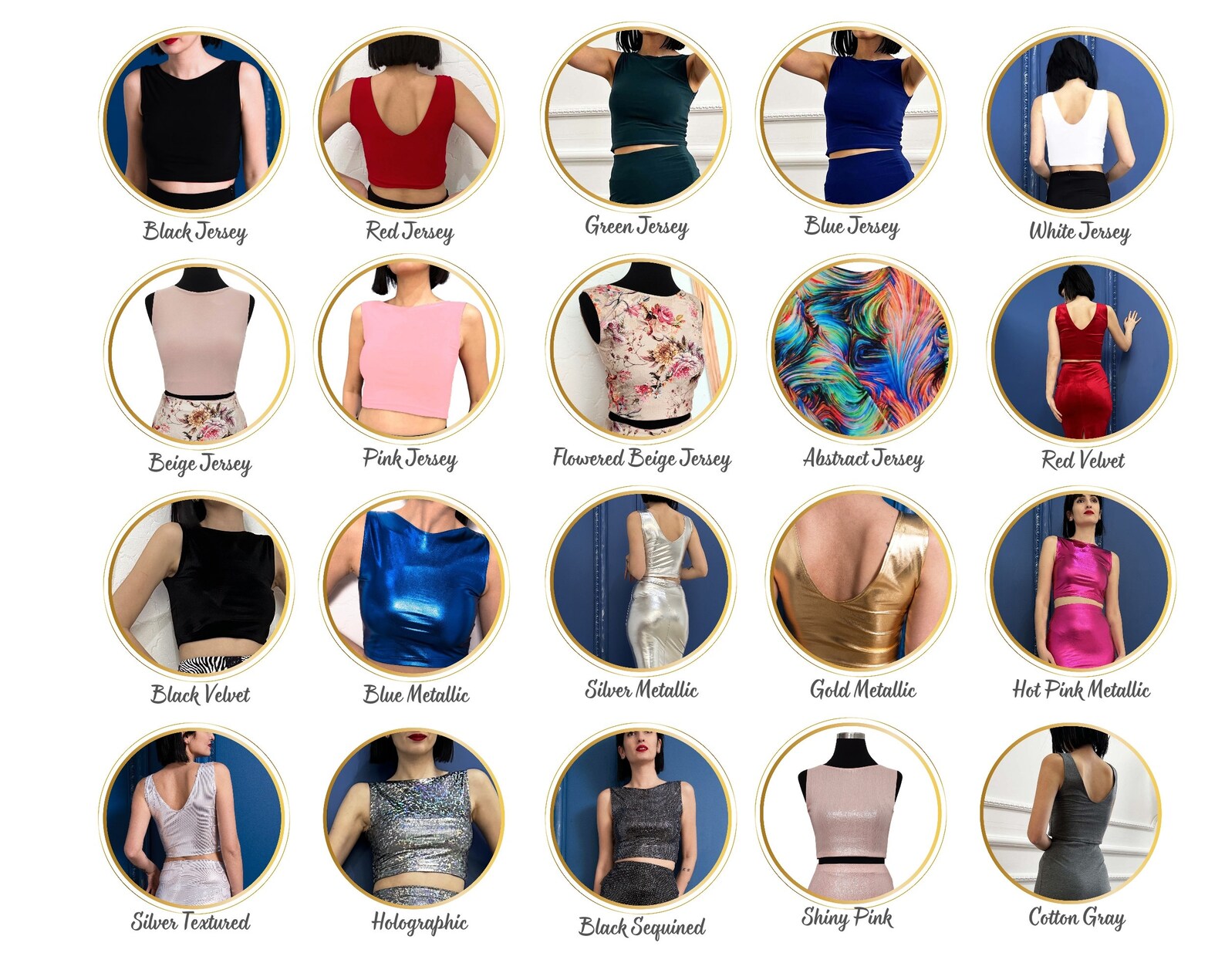 Metallic Gold Top, Party Clubwear Crop Top, Tango Tops, Disco Top - Etsy