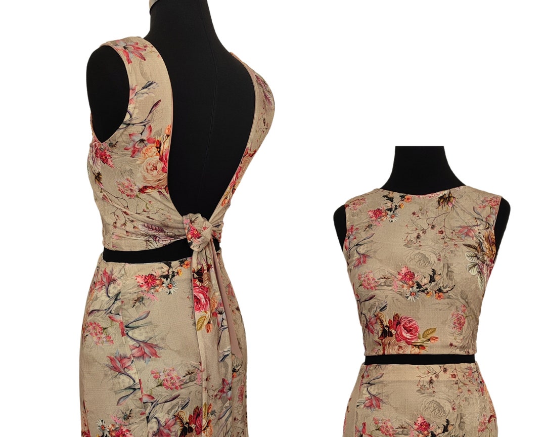 Argentine Tango Top, Back Tie Crop Top for Tango and Ballroom Dances ...