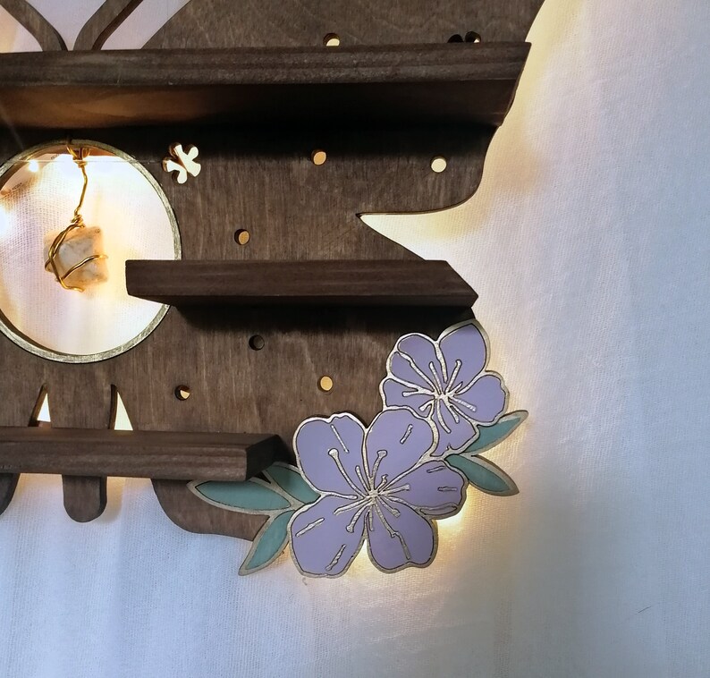 Butterfly Shelf Moth Shelf Crystal Shelf Handmade Geometric - Etsy