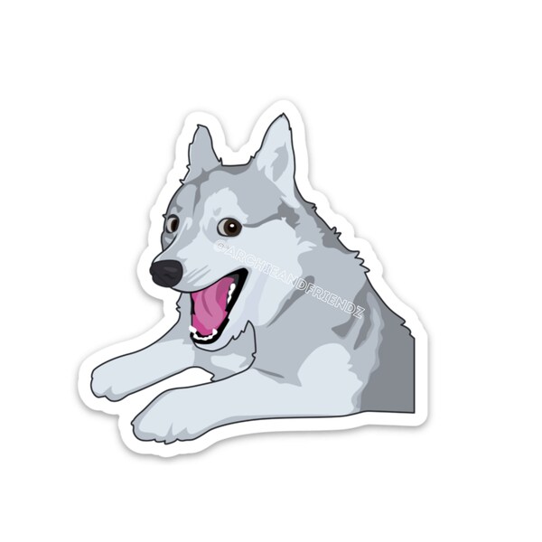 Husky Sticker - Etsy
