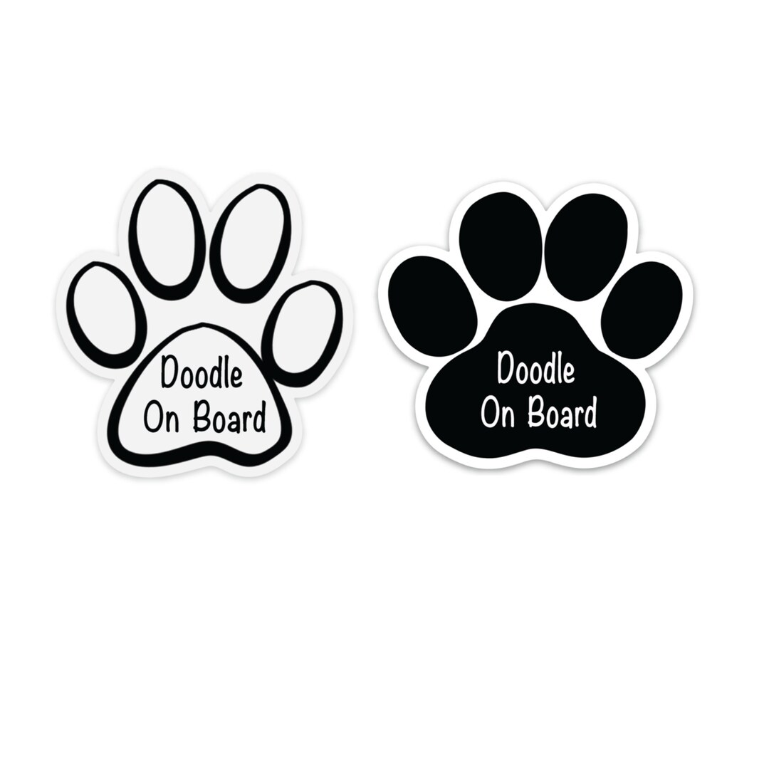 Doodle On Board Vinyl Sticker Hund an Bord Goldendoodle Labradoodle ...