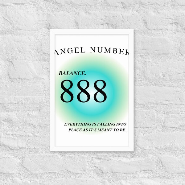 888 Poster - Etsy
