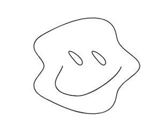 Wavy Smiley Face Svg - Etsy Israel