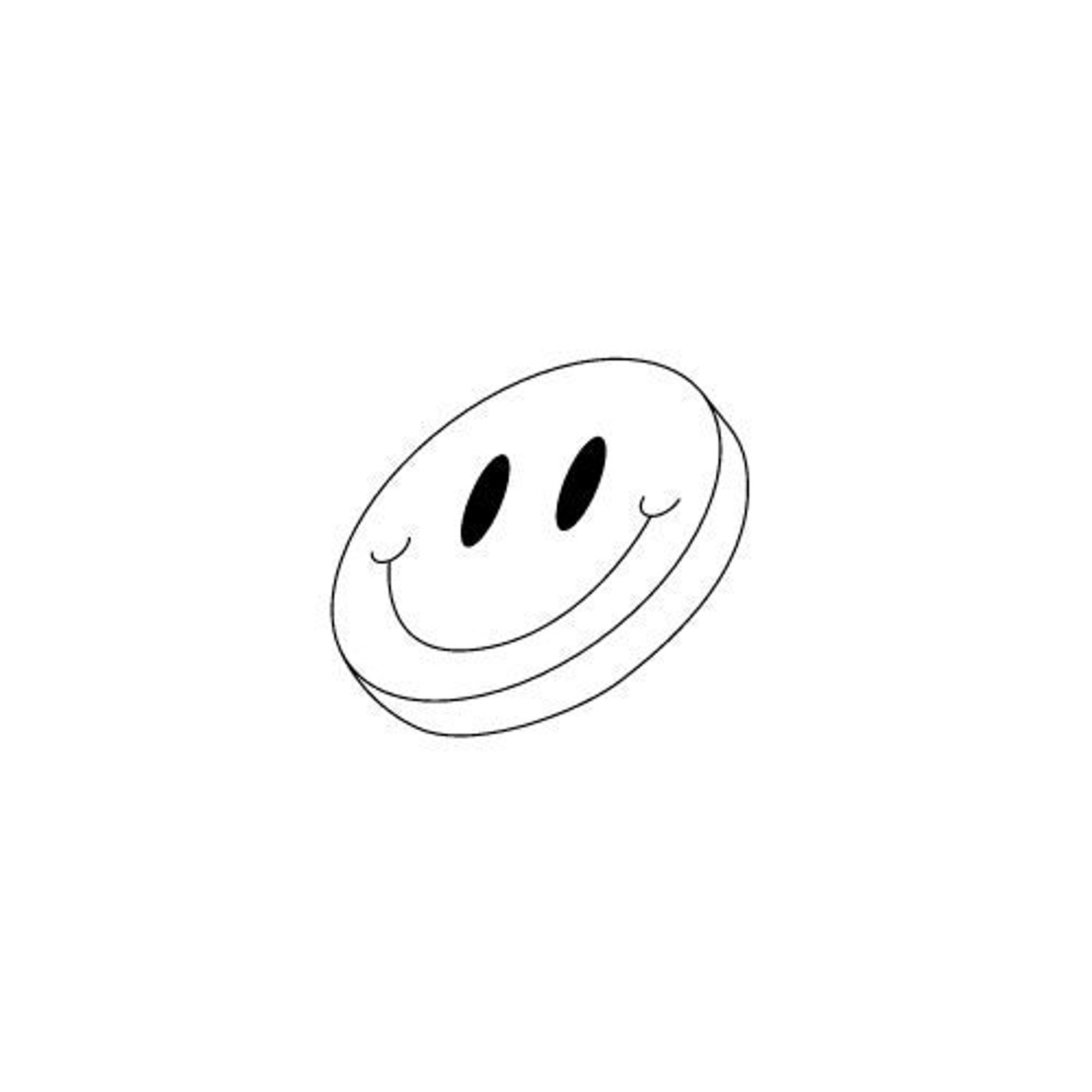 Slanted Smiley Face SVG and PNG File Digital Download // Aesthetic ...