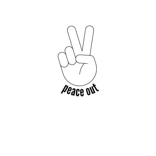 Peace Out SVG and PNG File Digital Download // Peace Sign, SVG Files - Etsy