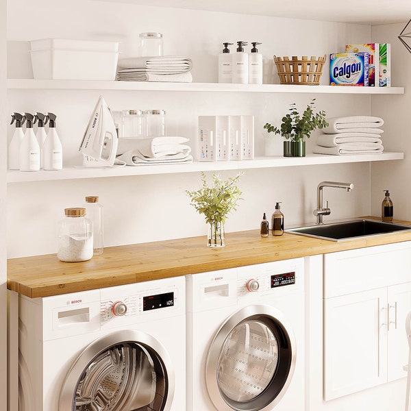 Laundry Room Floating Shelf - Etsy