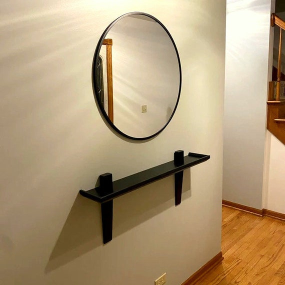 Modern Narrow Tall Floating Entry Table 70-120 Lenght Small - Etsy