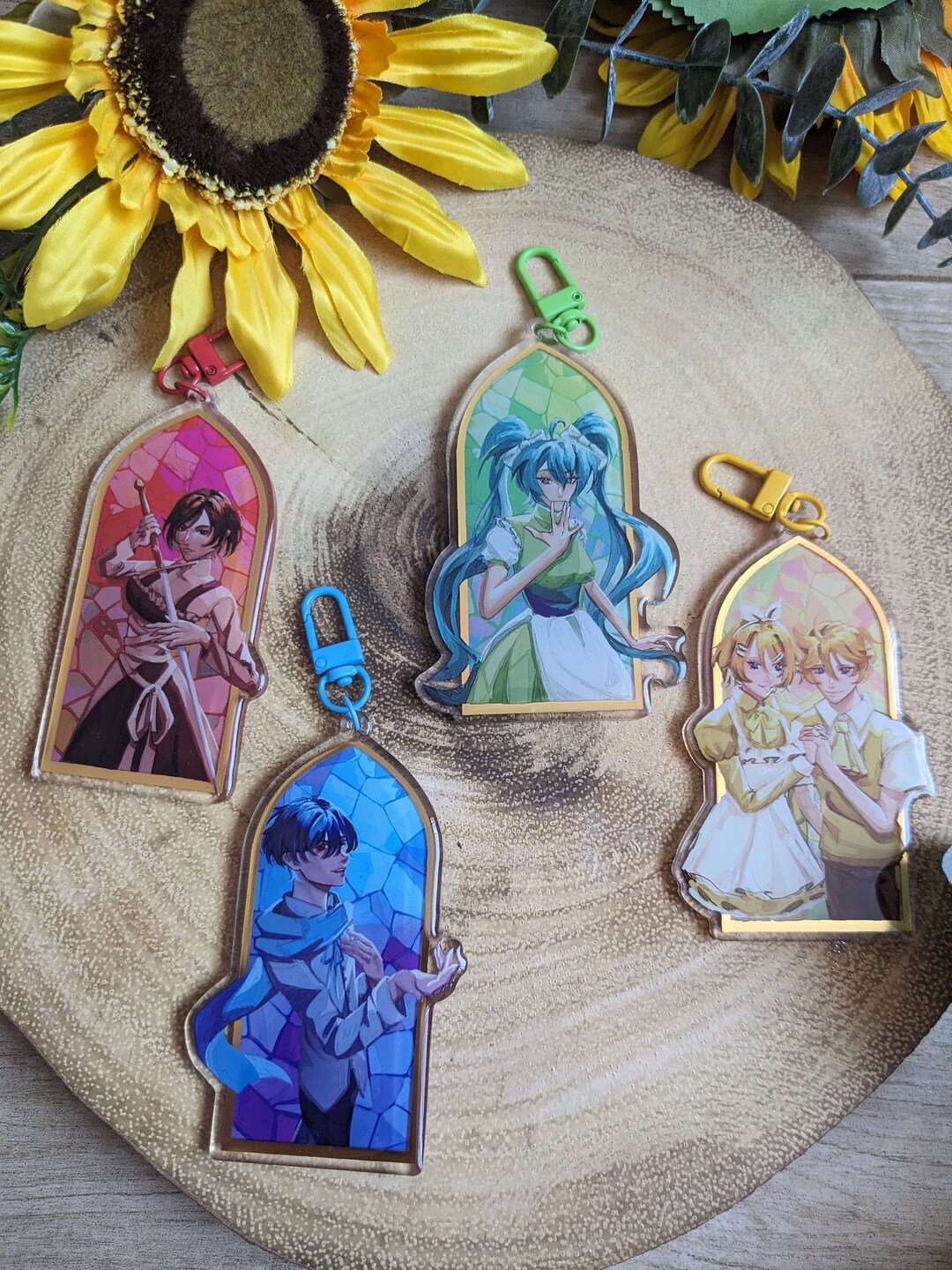 Vocaloid Acrylic Keychains - Etsy