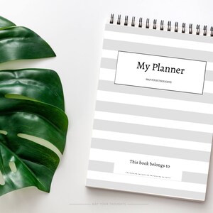 Undated Study Planner Printable Student Planner Assignment - Etsy