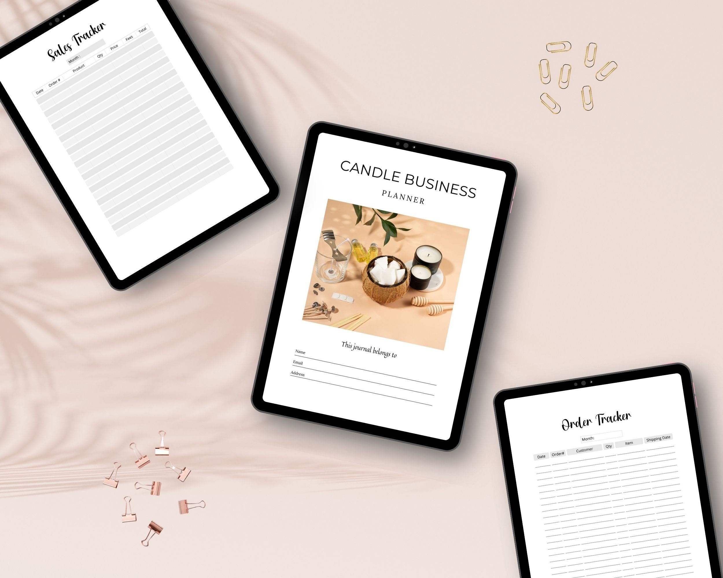 Candle Business Planner | Candle Business Planner in Canva | Instant ...