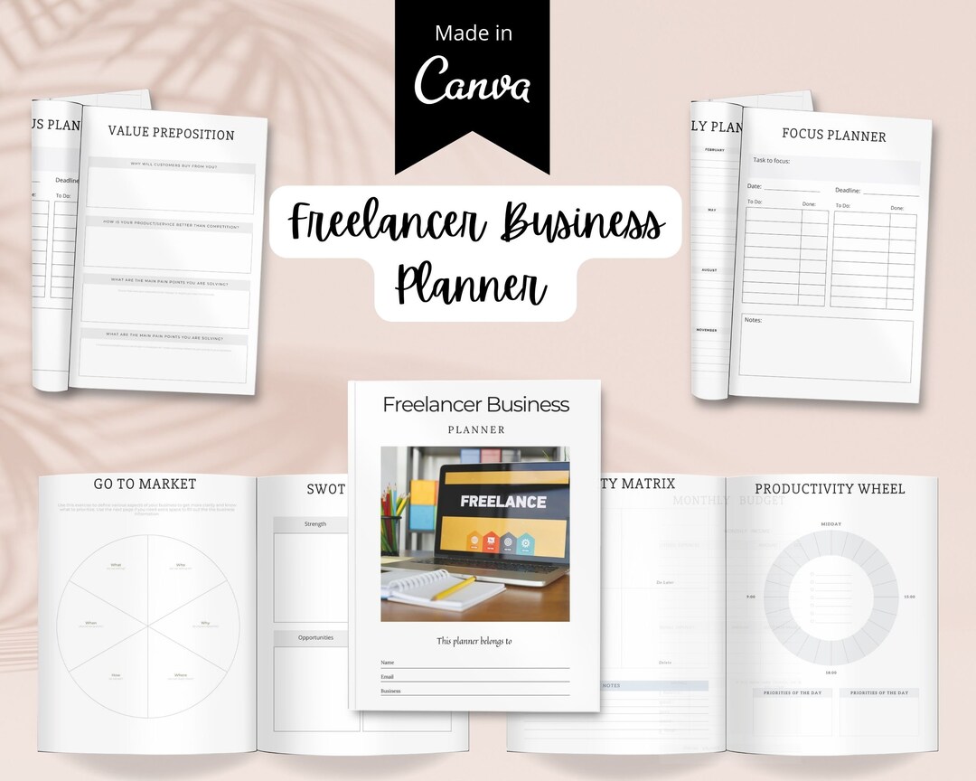 Freelancer Business Planner Freelancer Business Planner in Canva ...