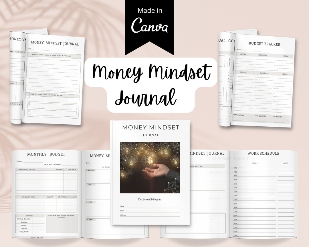 Money Mindset Journal | Money Mindset Journal in Canva | Instant ...