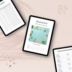 Bakery Planner | Bakery Planner in Canva | Instant Download - Etsy