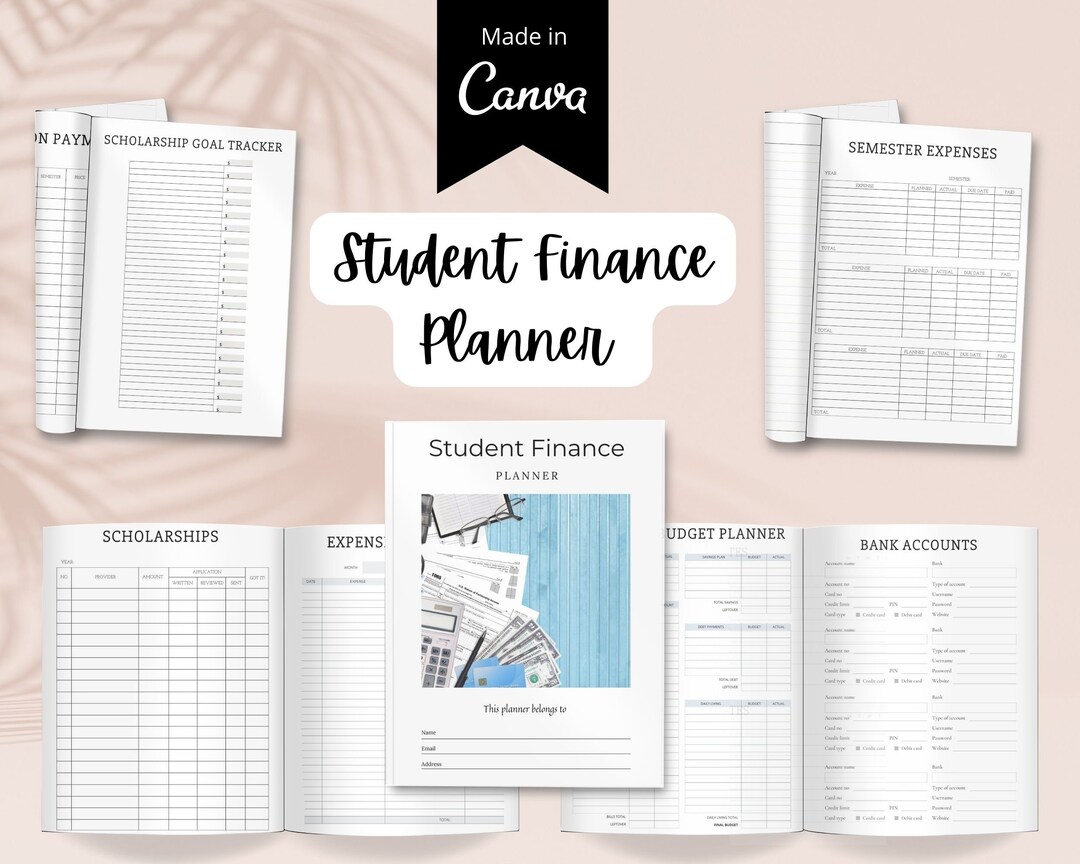 Student Finance Planner Student Finance Planner in Canva Instant ...
