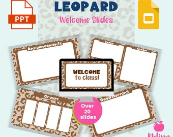 Classroom Slides Leopard - Etsy