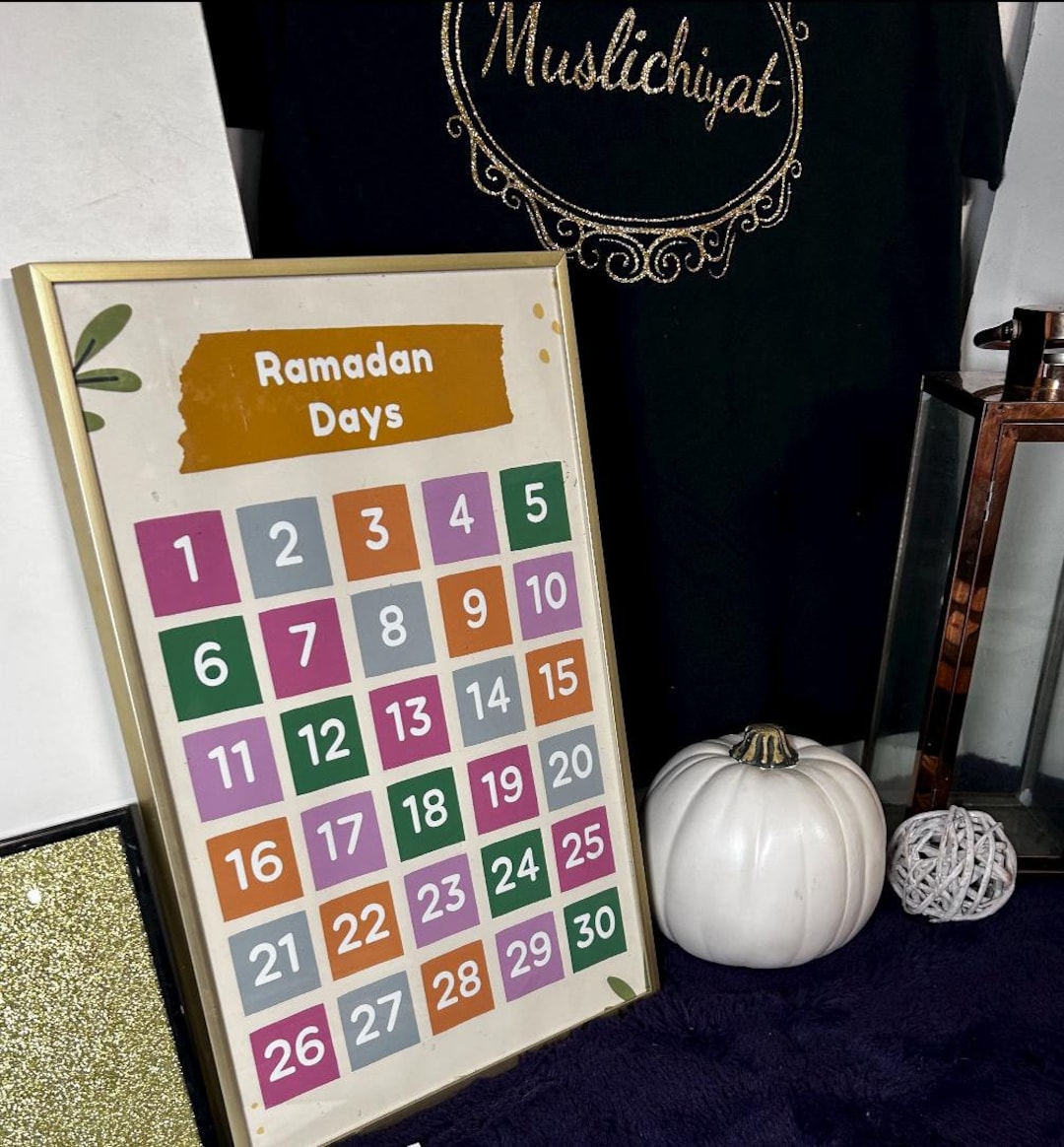 Ramadan Count-down Calendar (unframed) - Etsy