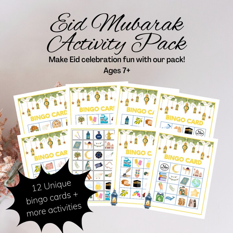 Eid Celebration Activity Pack for Kids 7 printable Digital Download - Etsy
