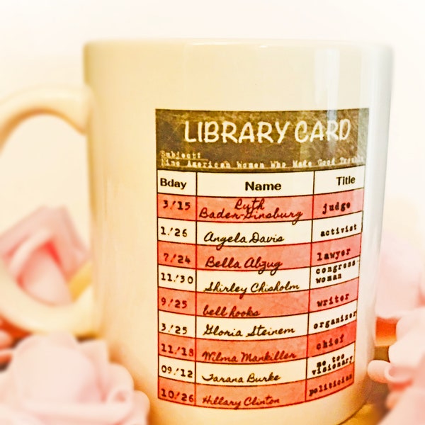 Pink Library Cards - Etsy