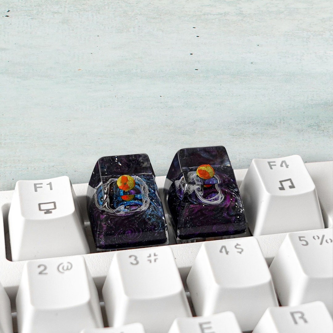 Mars Artisan Keycap, Universe Resin Keycap Art, Planet Keycap, Galaxy ...