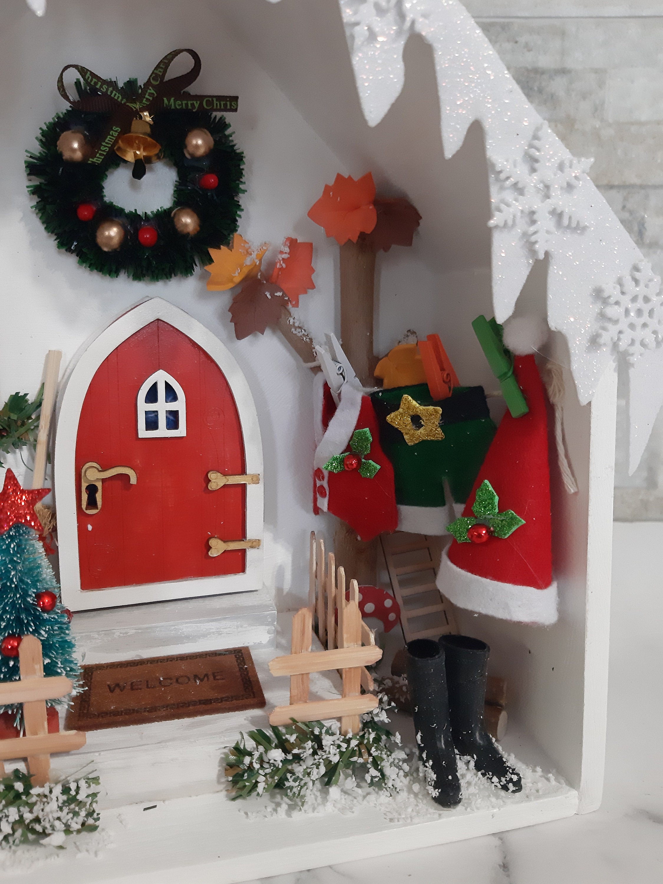 Wooden Elf Magic House, UNIQUE PIECE Elf Holder - Etsy