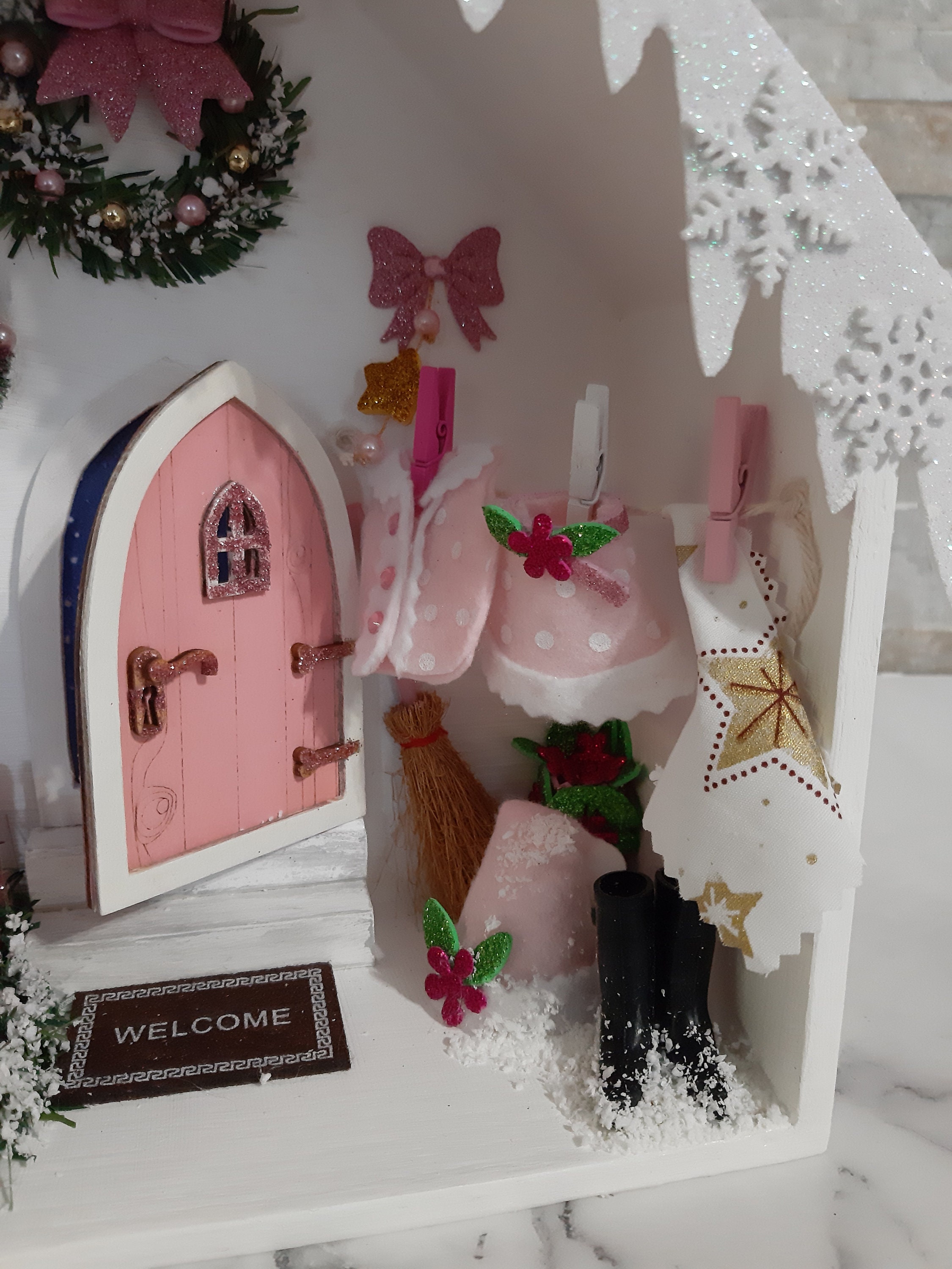 Wooden Elf Magic House UNIQUE PIECE Elf Holder - Etsy