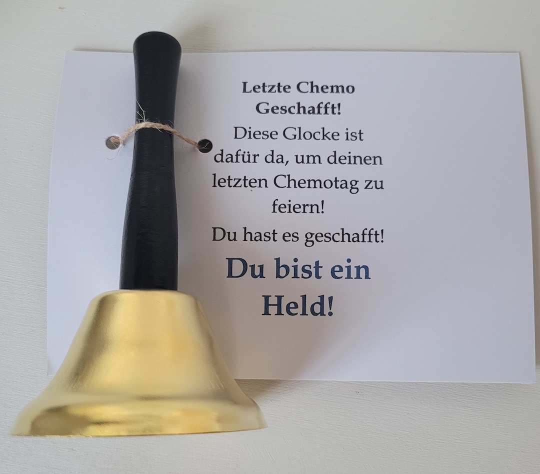 Chemo Bell/end of Therapy/last Chemo/hand Bell/gift for Cancer - Etsy