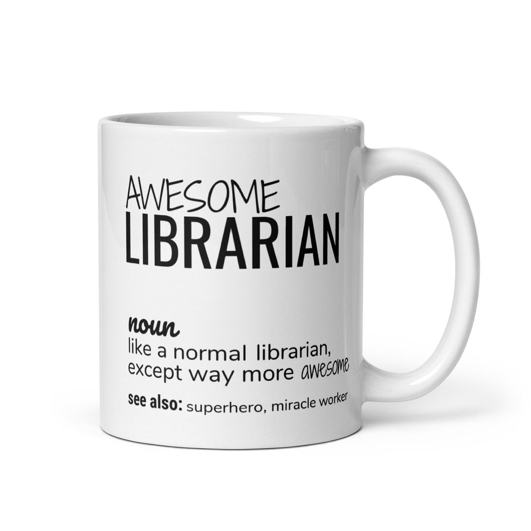Funny Librarian Coffee Mug, Awesome Librarian Definition Gift, Gift for ...