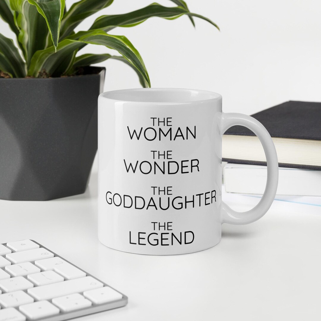 Cadeau pour filleule, filleule la femme la merveille, tasse à café ...