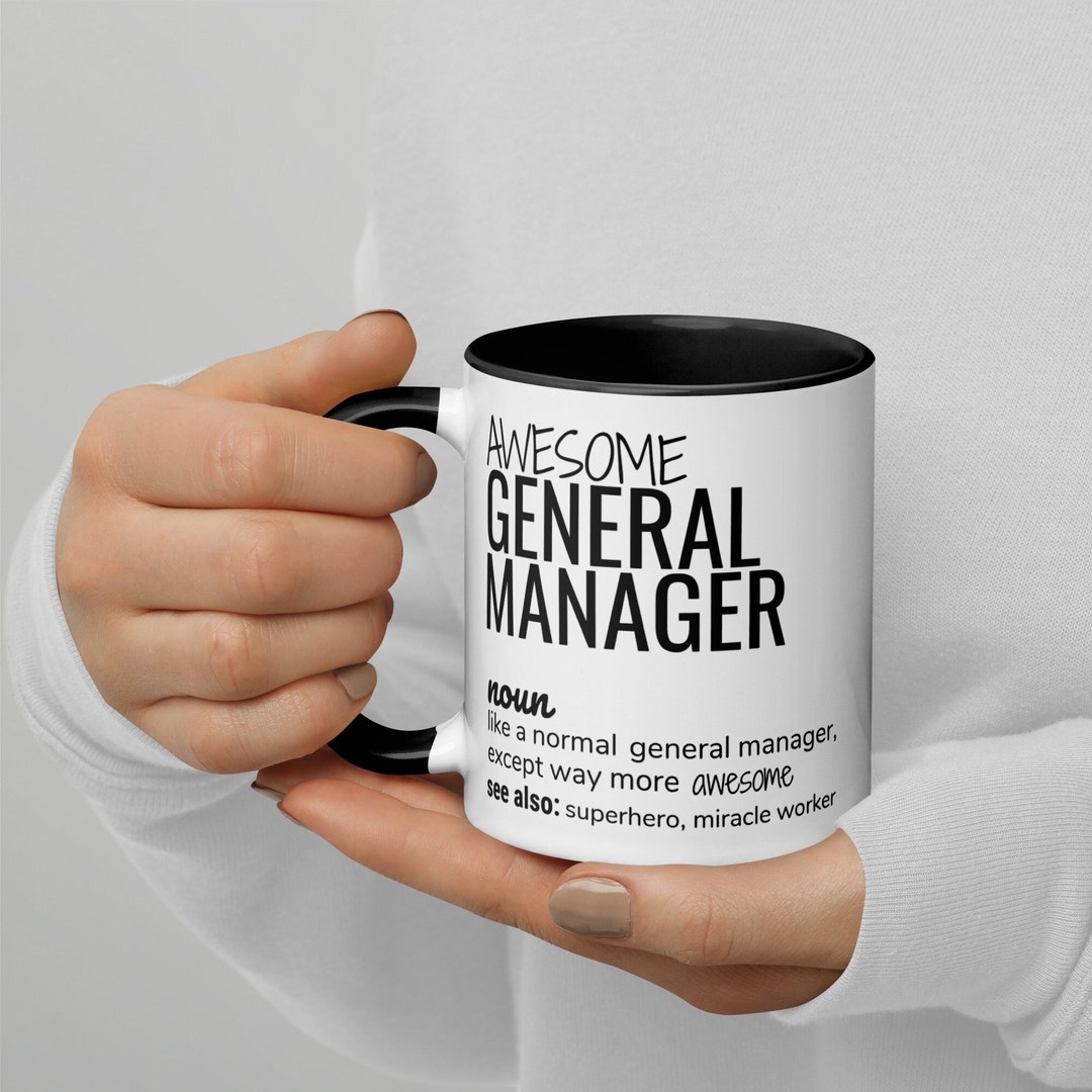 Awesome General Manager Definition Coffee Mug, Funny General Manager ...