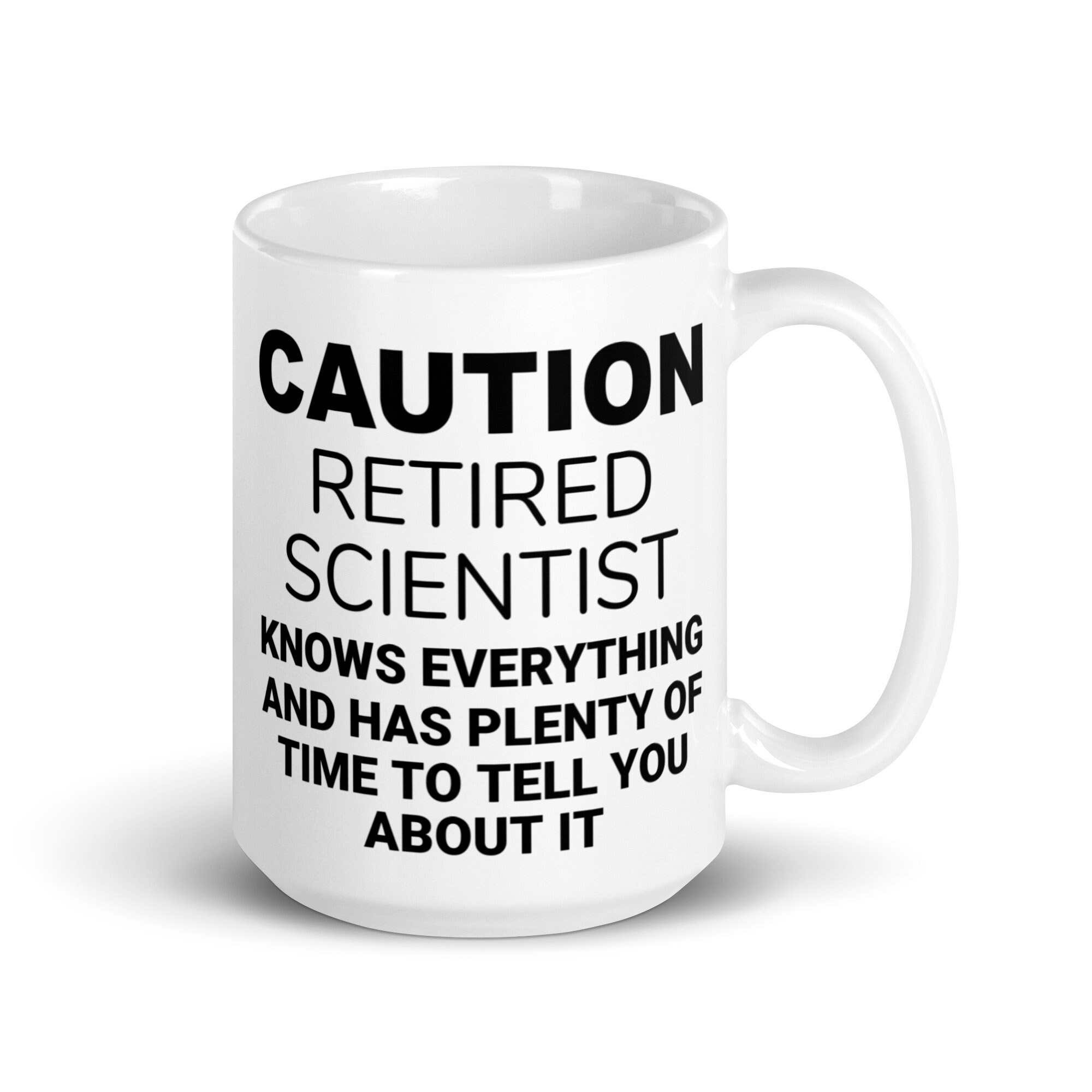 Scientist Retirement Gift, Funny Retired Scientist Coffee Mug ...