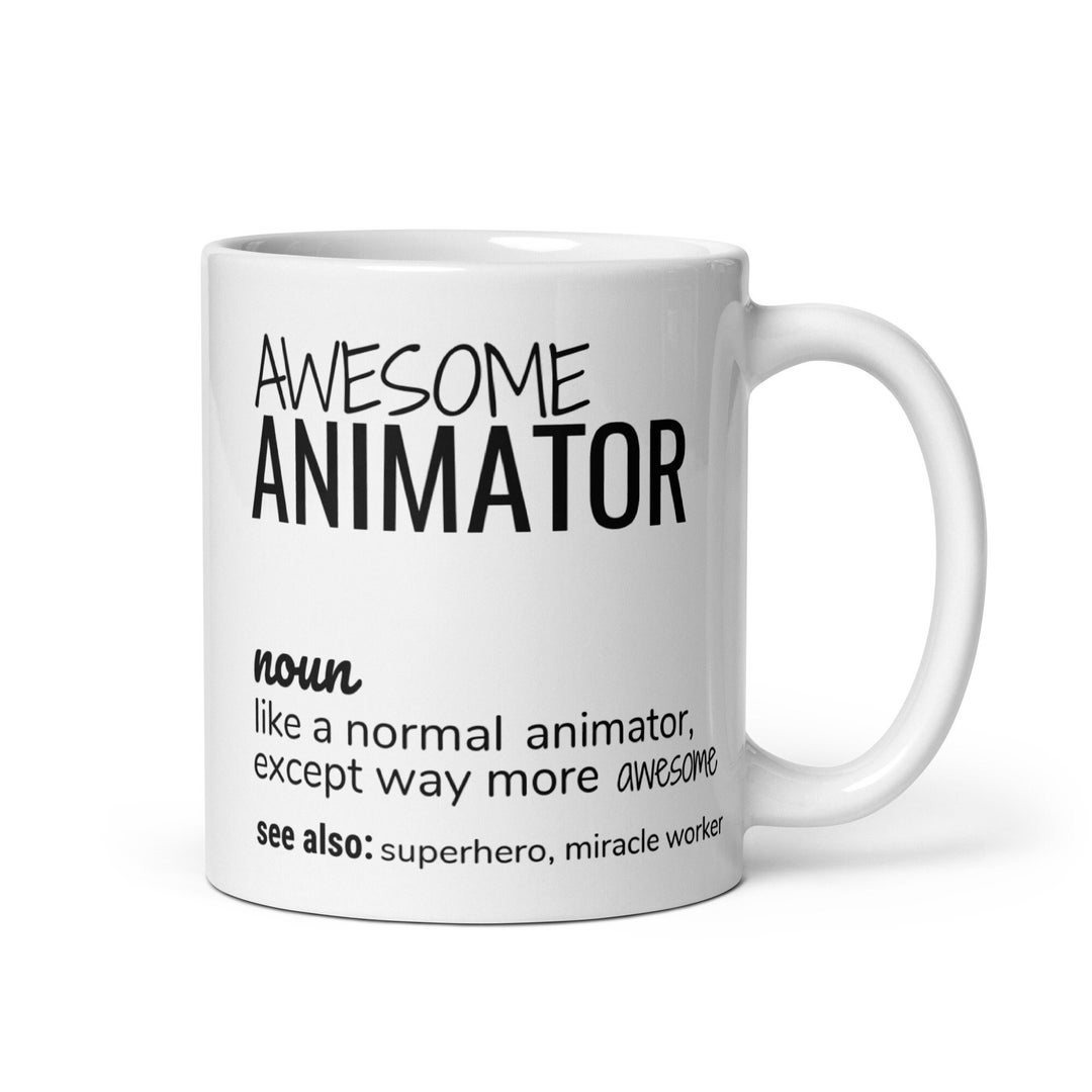 Funny Animator Gift, Awesome Animator Definition Coffee Mug, Gift for ...