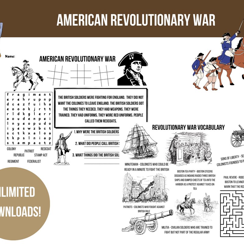 Revolutionary War - Etsy
