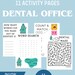 Dental Printable, SVG, JPG, PNG, Instant Download, Dental Activity for ...
