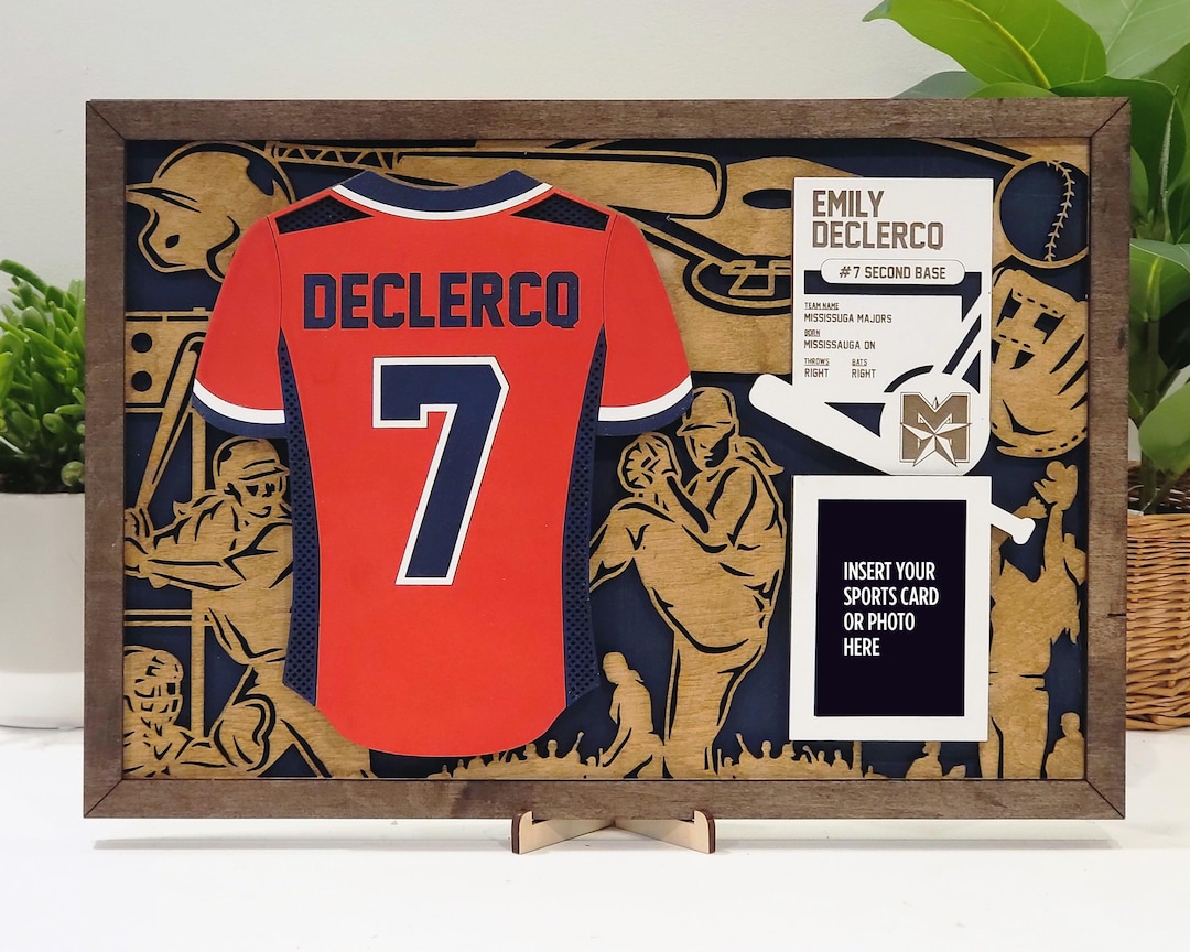 Baseball Jersey Plaque: Unique Grad or Senior Night Gift - Player Name ...