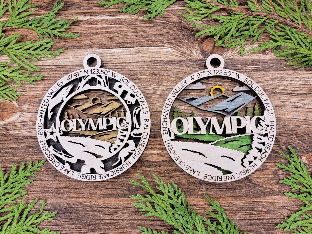 Olympic National Park Ornaments - Etsy