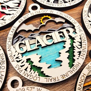 Set of All 63 National Park Ornaments | Handcrafted | Wooden | Laser ...