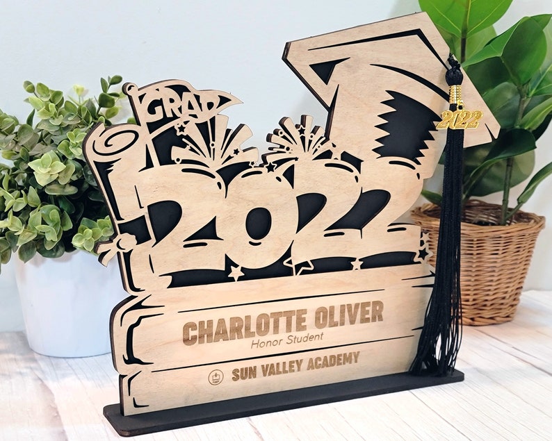 Class of 2023 Graduation Signs Tassel Holder Congratulations - Etsy