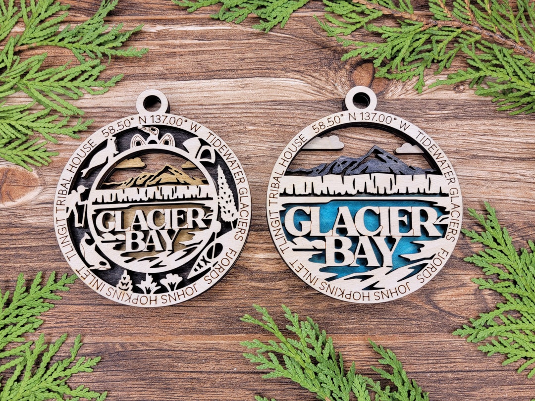 Glacier Bay National Park Ornaments - Etsy