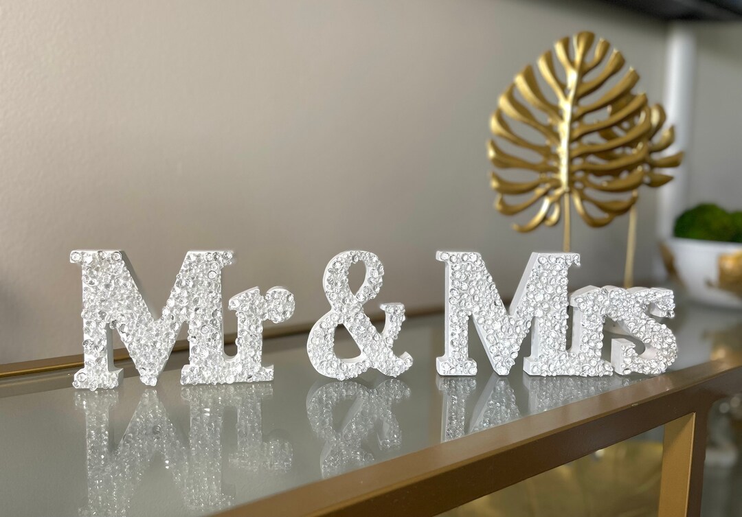Head Table Sign Bride and Groom Sign Wedding Mr and Mrs Sign for ...