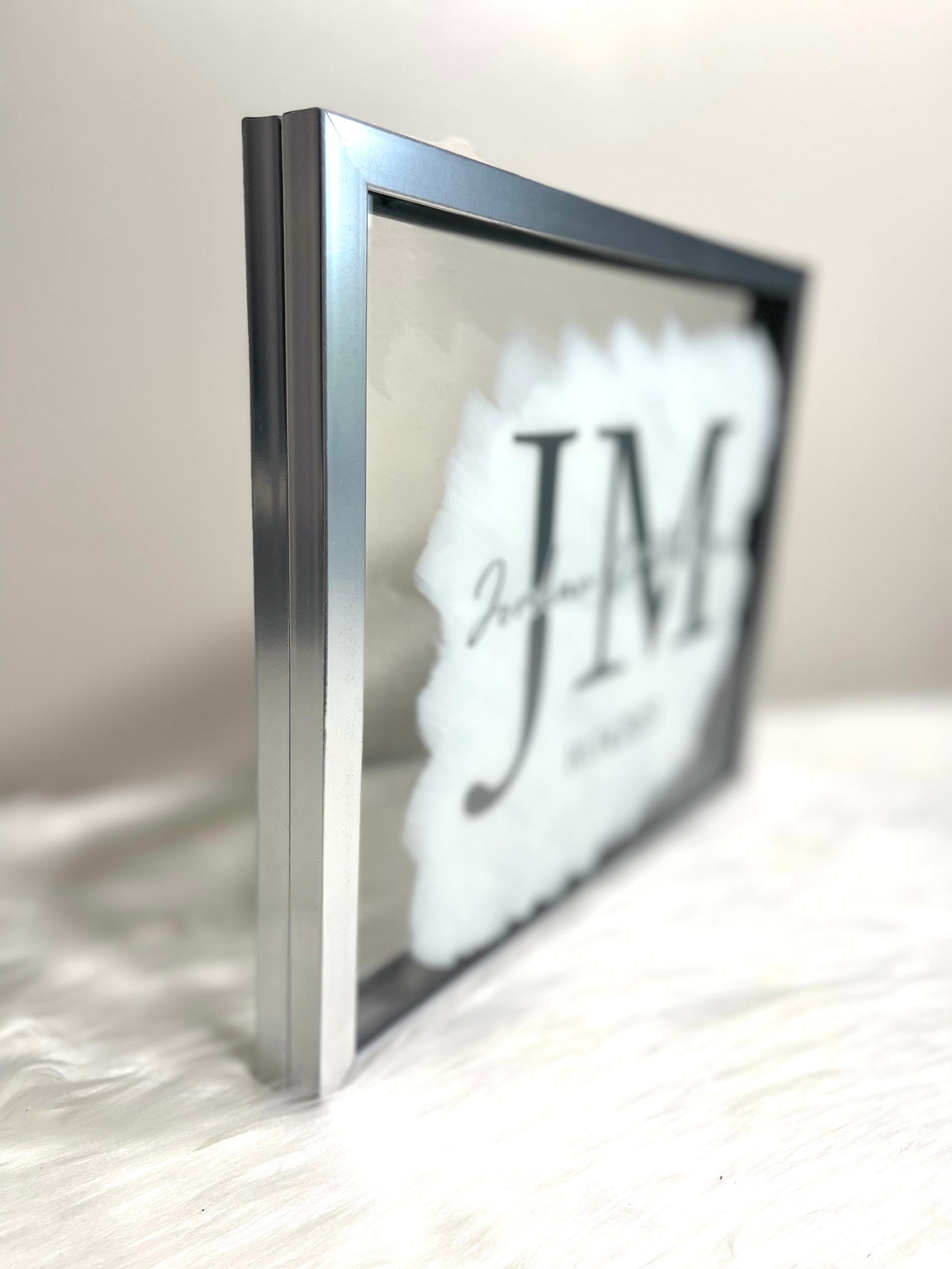 Couples Initials Sign Monogram Wedding Date and Initials Letter Names ...