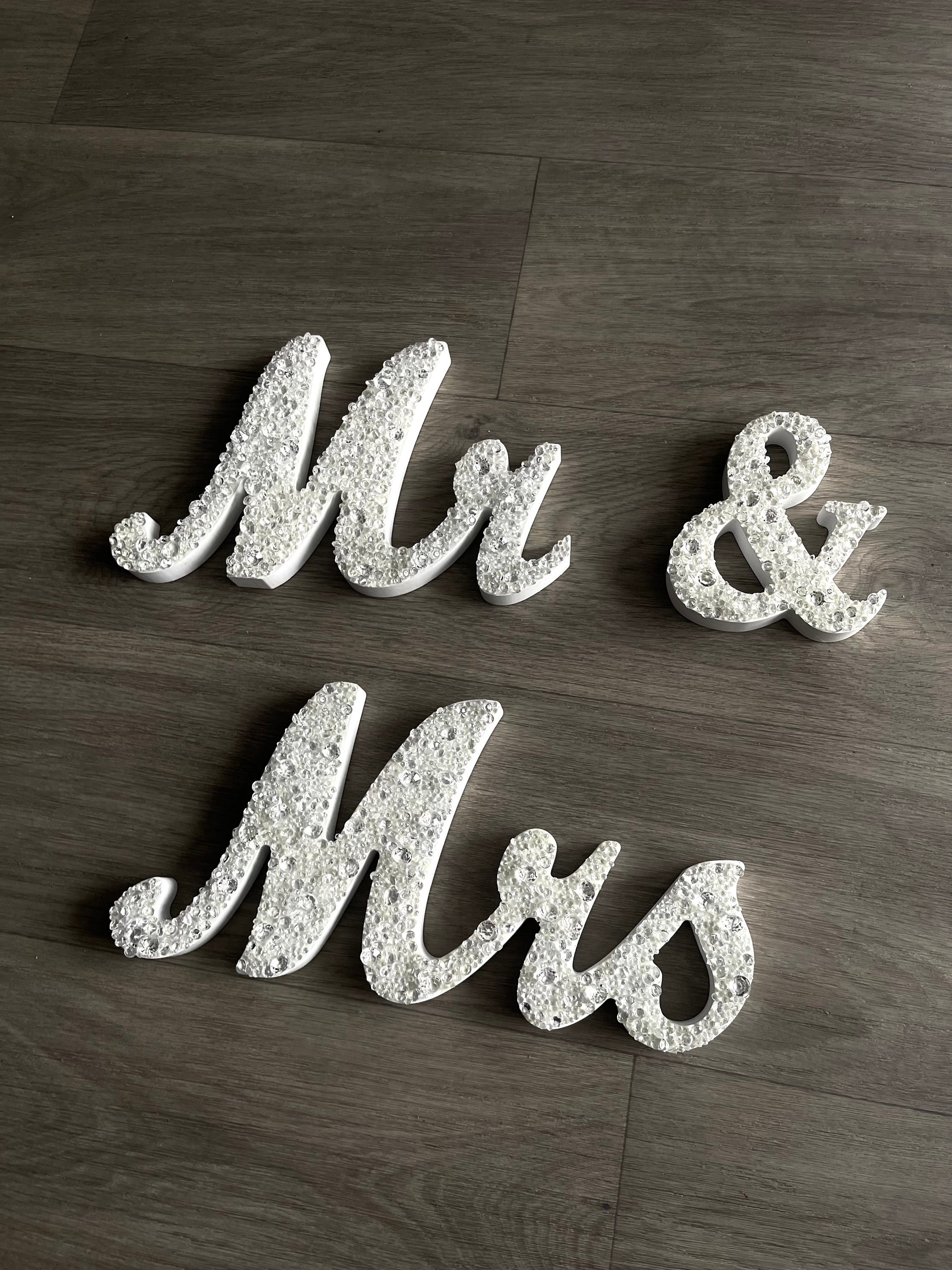Head Table Sign Bride and Groom Sign Large Wedding Mr and Mrs Sign for ...