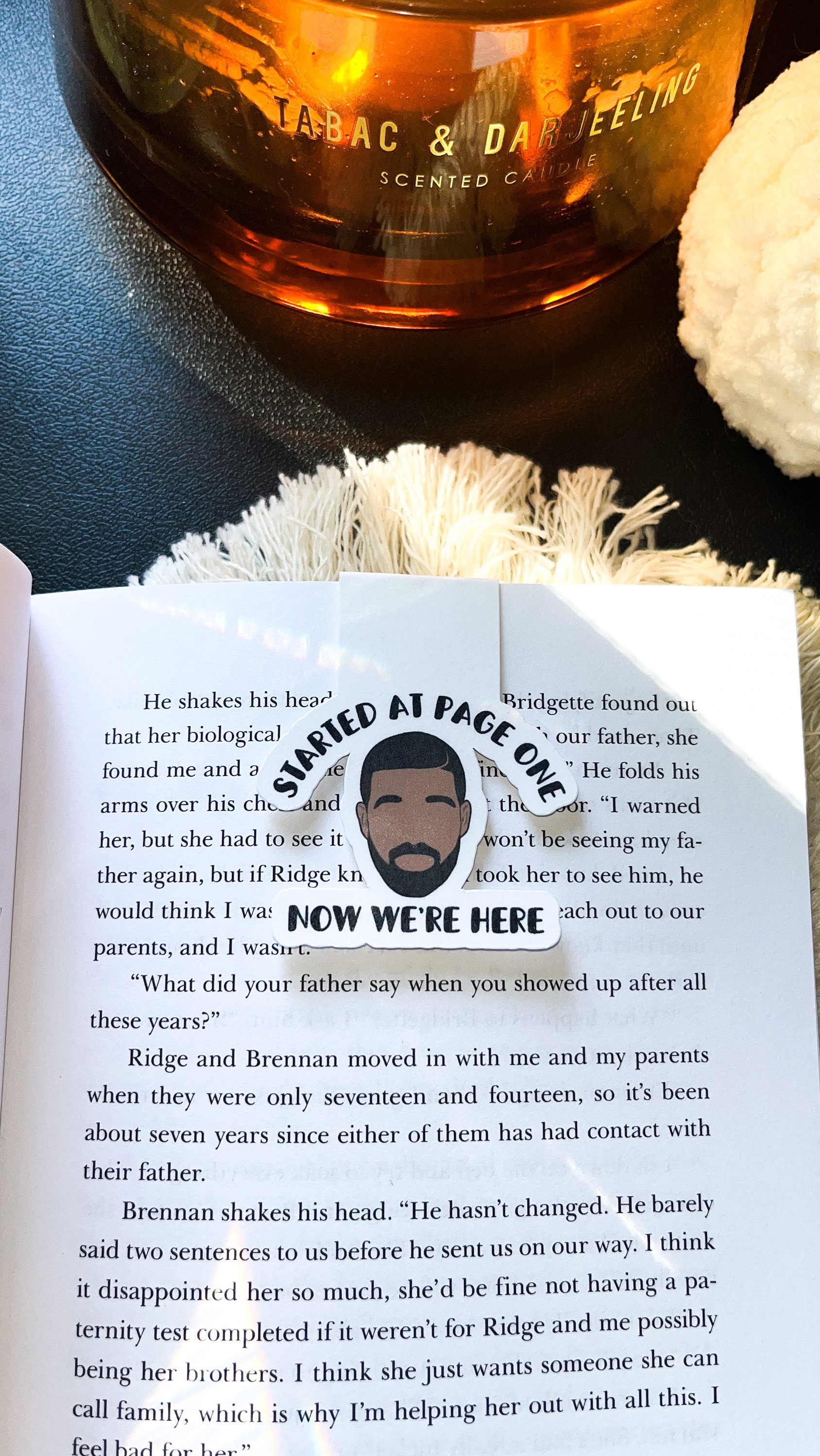 Started at Page One Drake Inspired Magnetic Bookmark - Etsy