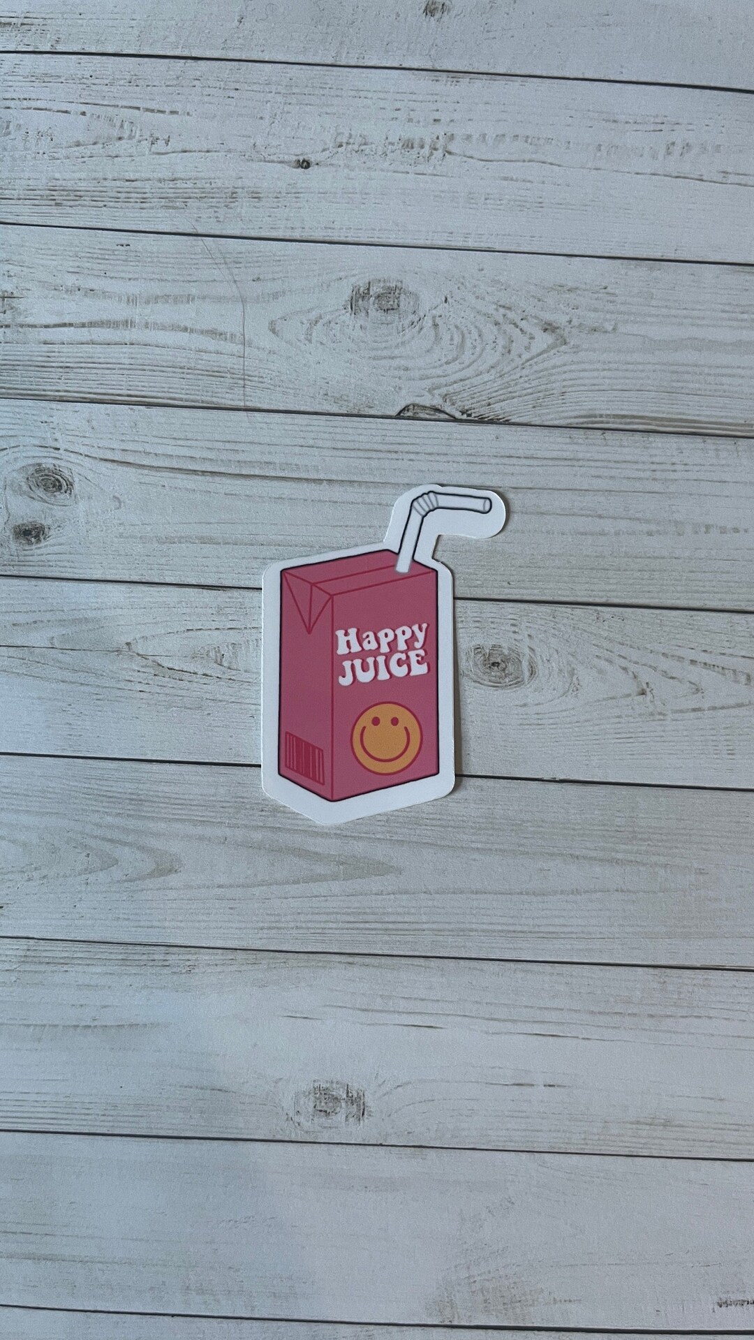 Happy Juice Vinyl Sticker - Etsy