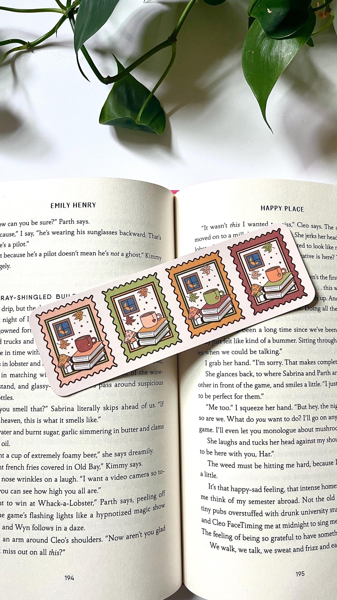 Fall Postage Stamp Laminated Bookmark - Etsy